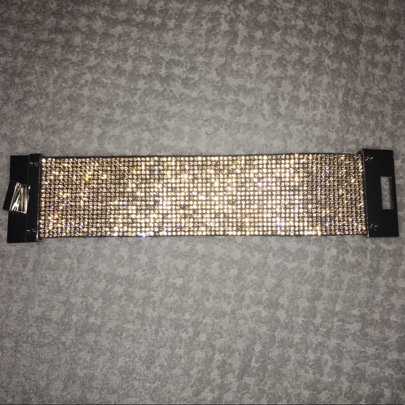 Express | Jewelry | Express Rose Gold Bling Bracelet | Poshmark